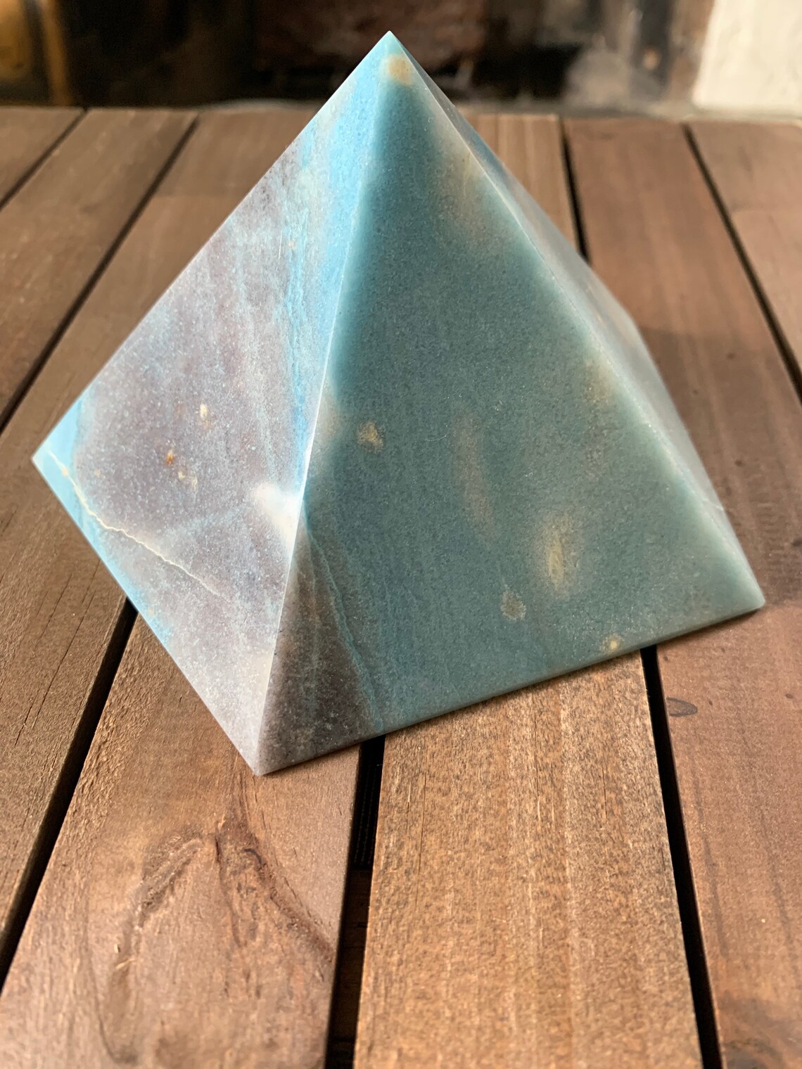 RARE Large Trolleite Pentagonal Pyramid Five Sided Pyramid - Etsy