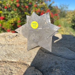 XXL Smoky Quartz Stellated Dodecahedron: Sacred Geometry Crystal ...