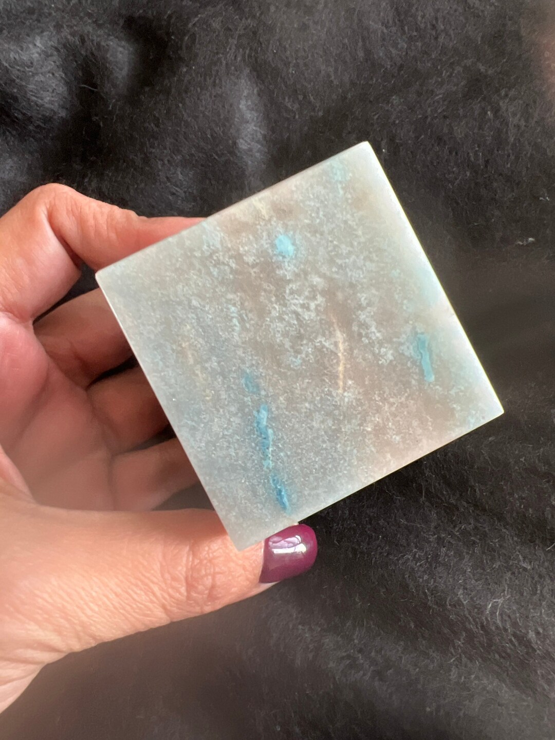 Trolleite Cube: Reiki Infused Ascension Stone, Sacred Geometry ...