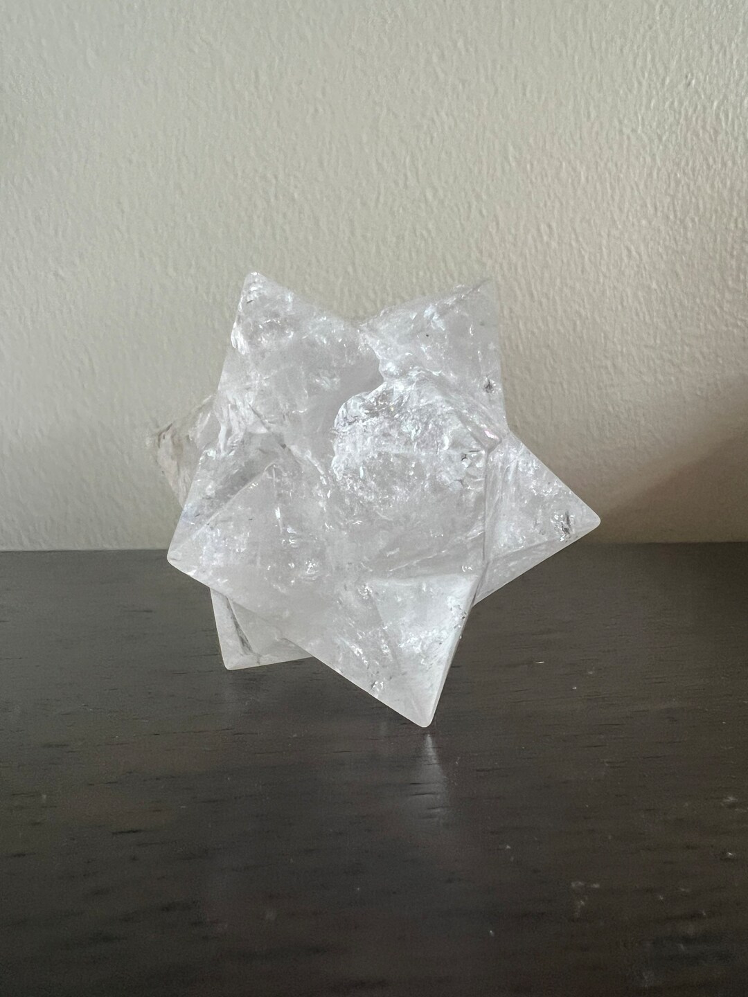 Clear Quartz Stellated Dodecahedron W/ Rainbows and Reiki 12 - Etsy ...