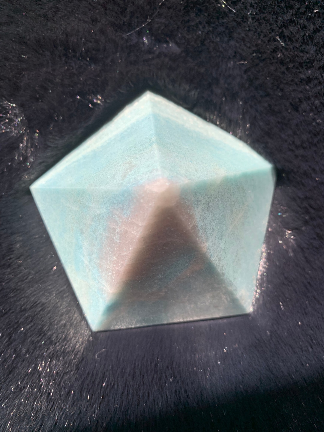 RARE Trolleite Pentagonal Pyramid Five Sided Pyramid Sacred Geometry W ...