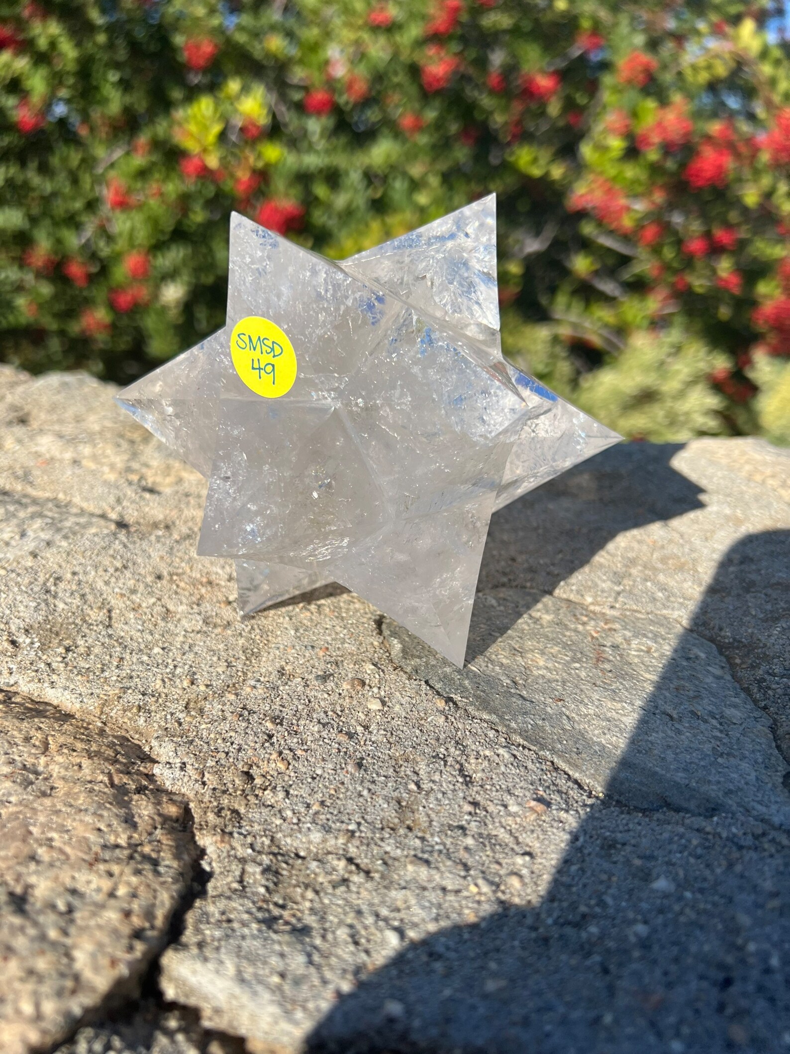 XXL Smoky Quartz Stellated Dodecahedron: Sacred Geometry Crystal ...