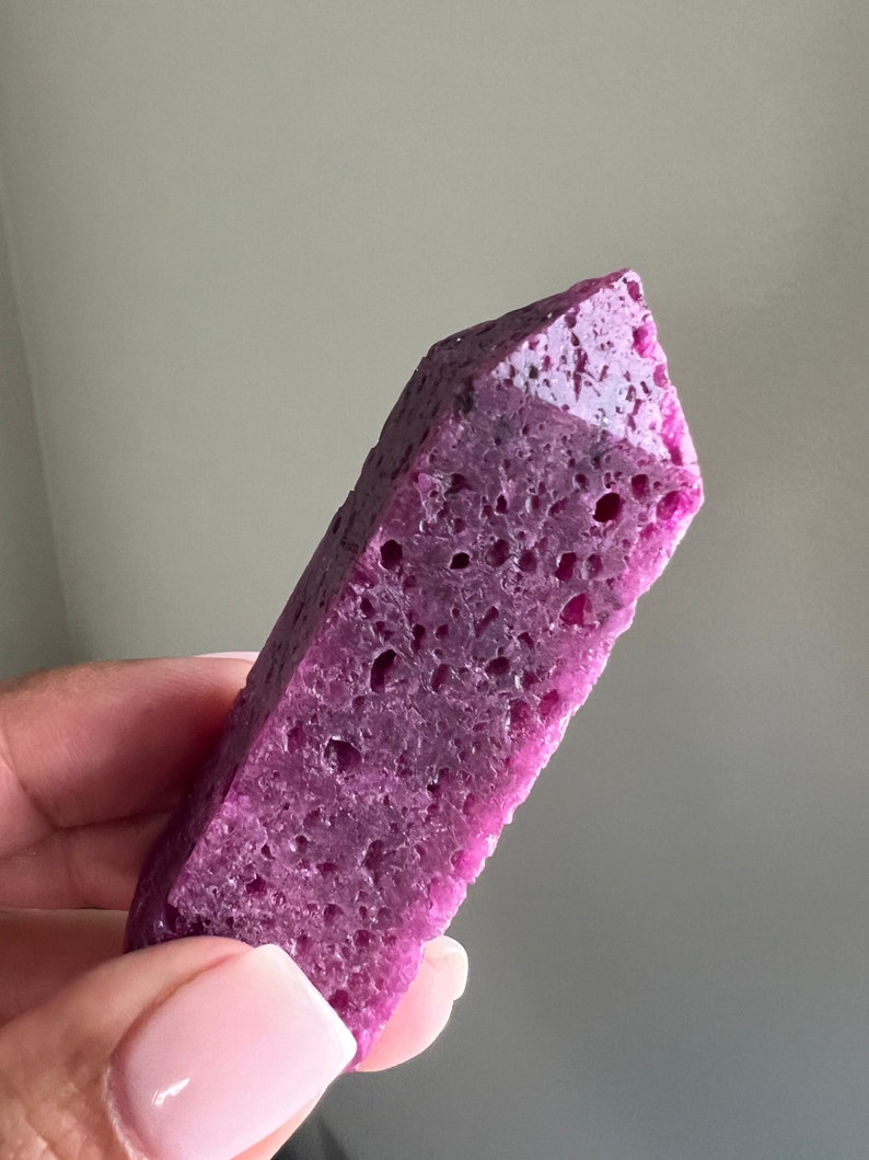 Ruby Tower With Reiki Boost Energy Passion Love - Etsy