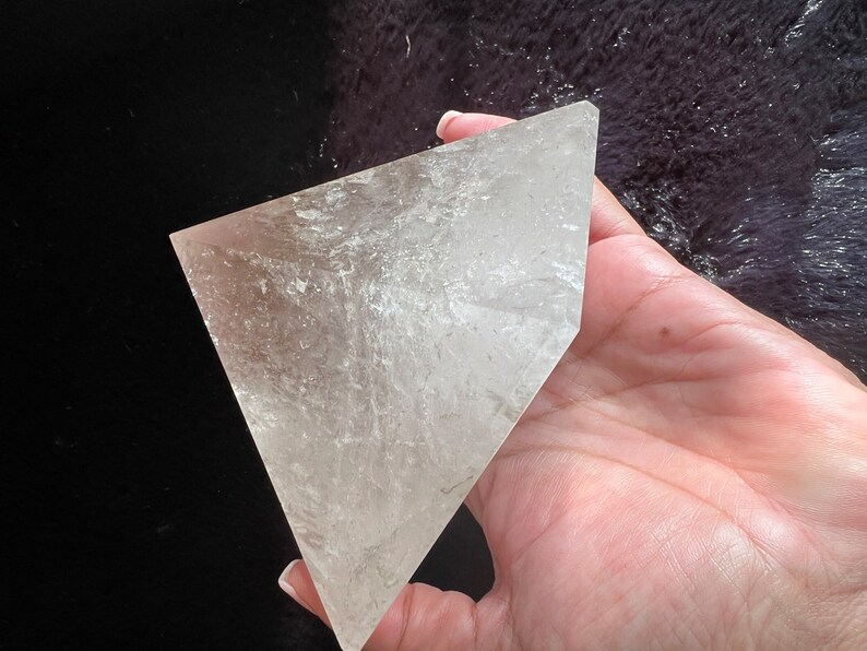 Rare Pentagonal Pyramid W/ Rainbows Reiki 5 Sided Pyramid - Etsy