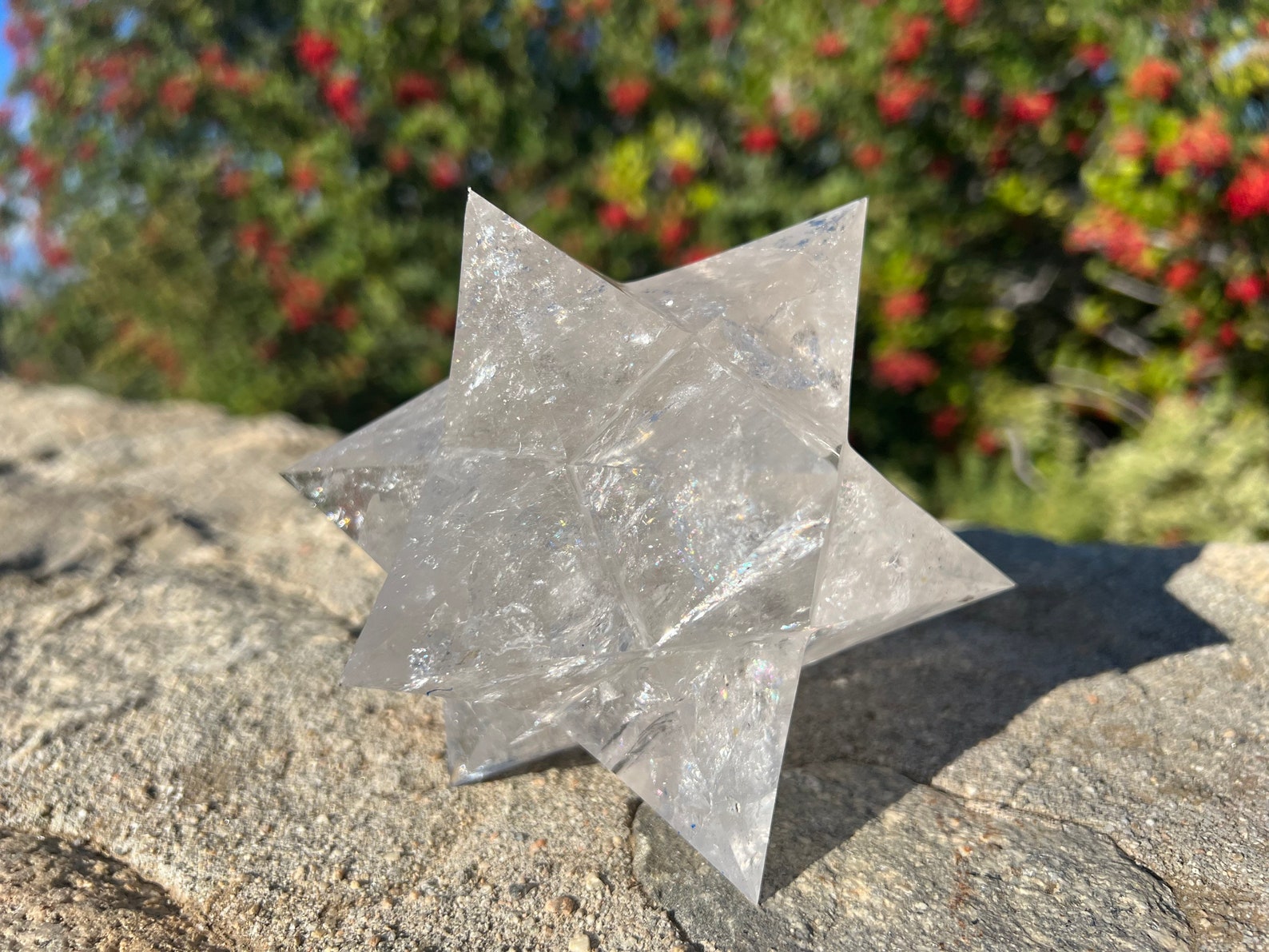 XXL Smoky Quartz Stellated Dodecahedron: Sacred Geometry Crystal ...