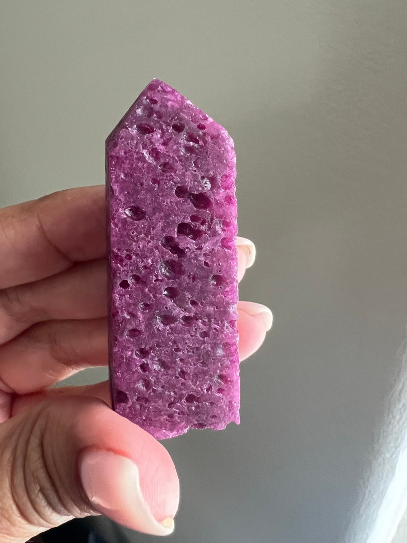 Ruby Tower With Reiki Boost Energy Passion Love - Etsy