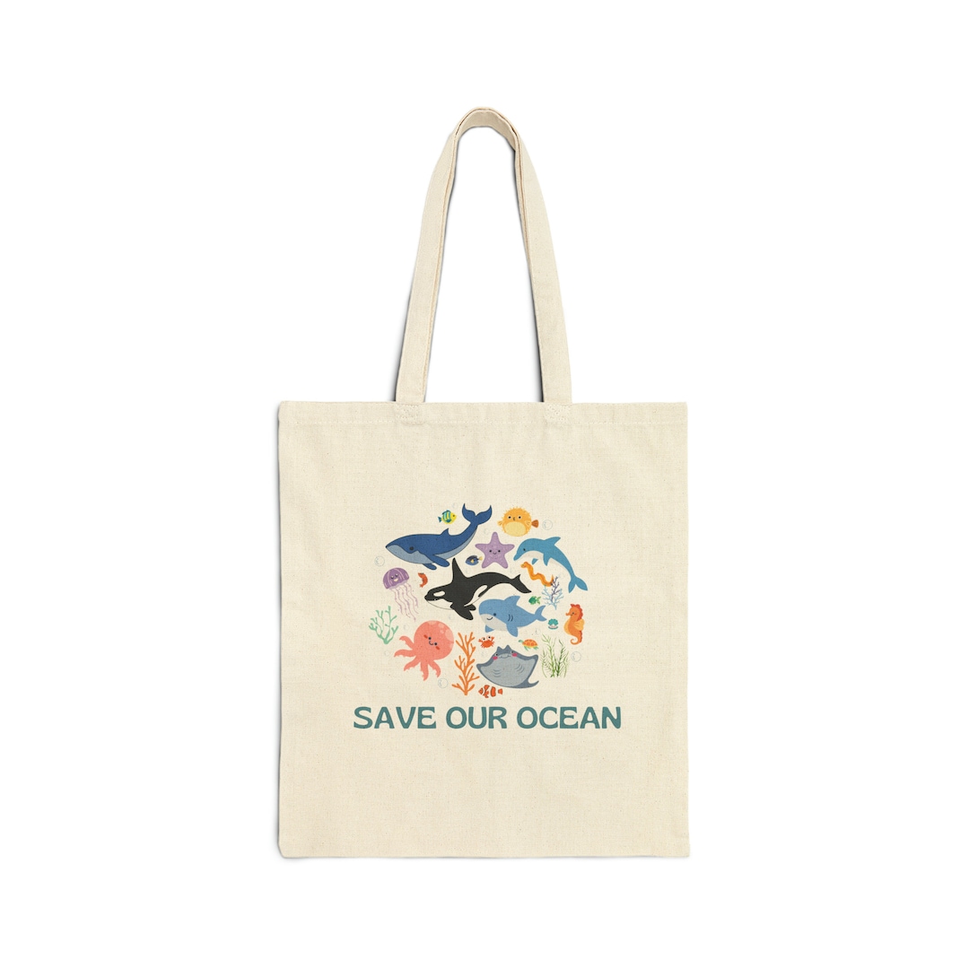 Save Our Ocean Tote Bag - Etsy