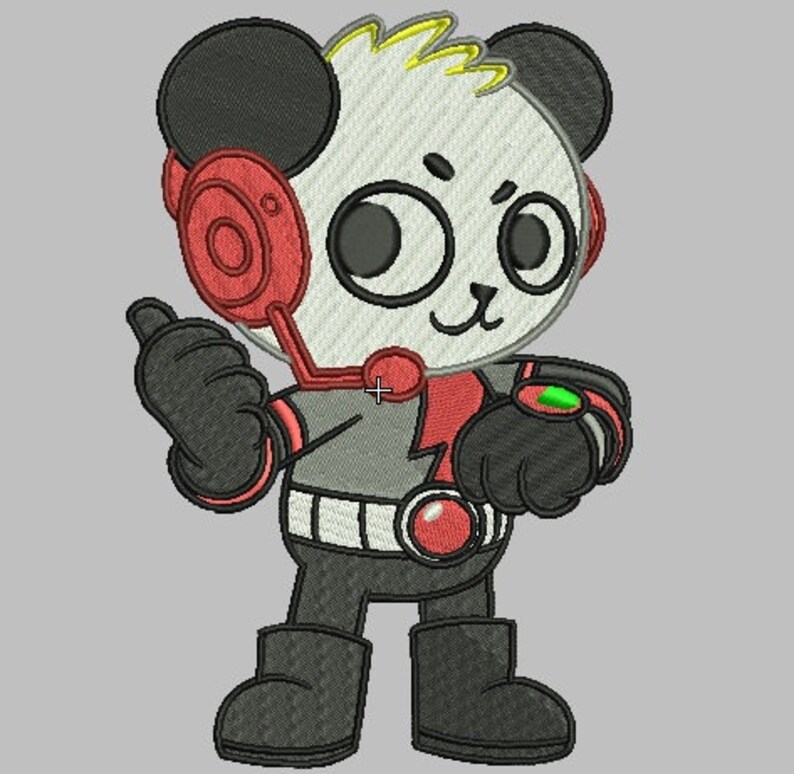 Combo Panda Ryans World Embroidery File PES 4x4 File Ryans World ...