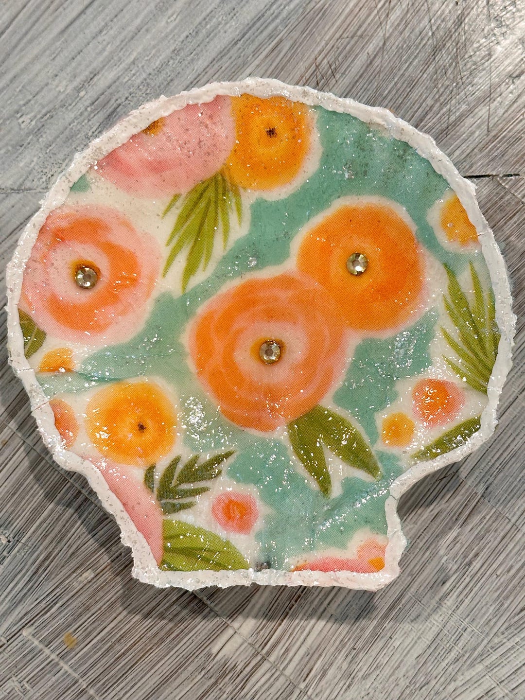 Easter Coastal Shell Decoupage Decor - Etsy