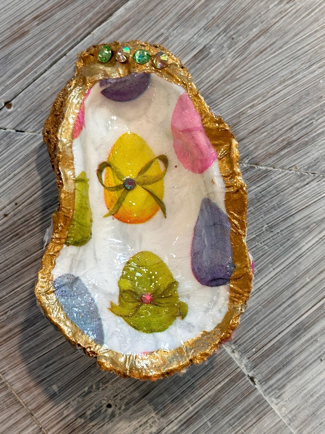 Easter Coastal Shell Decoupage Decor - Etsy