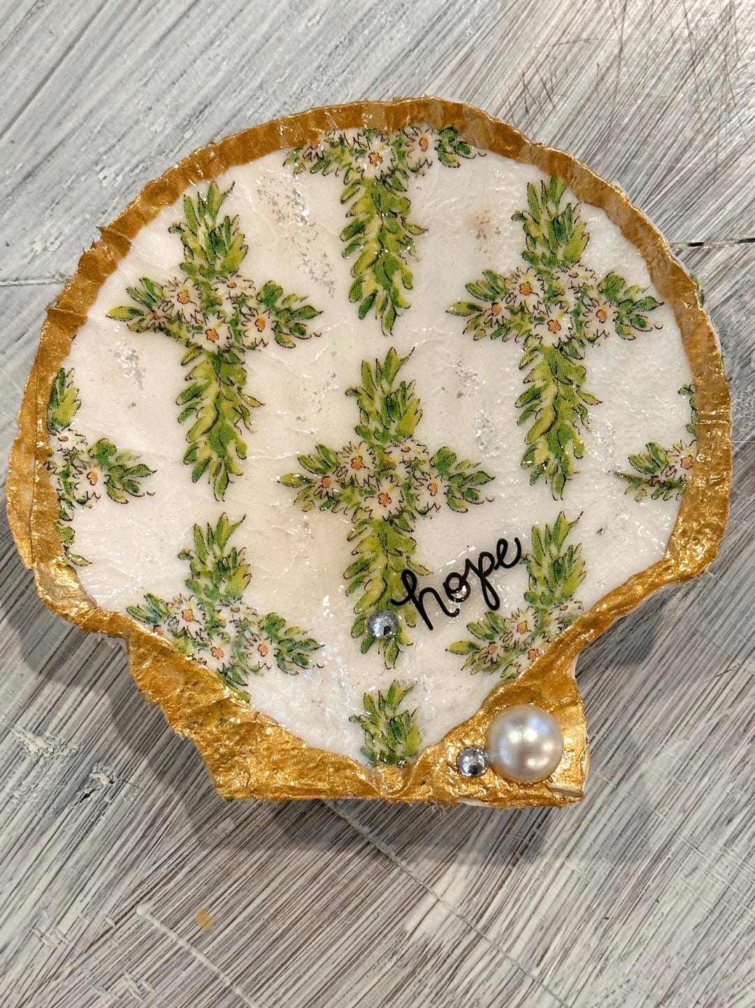 Easter Coastal Shell Decoupage Decor - Etsy