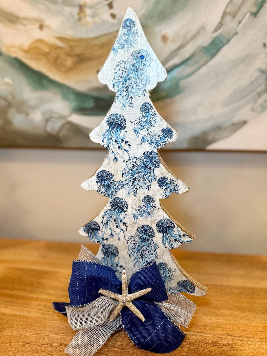 Coastal Christmas Tree Great Home Accent - Etsy