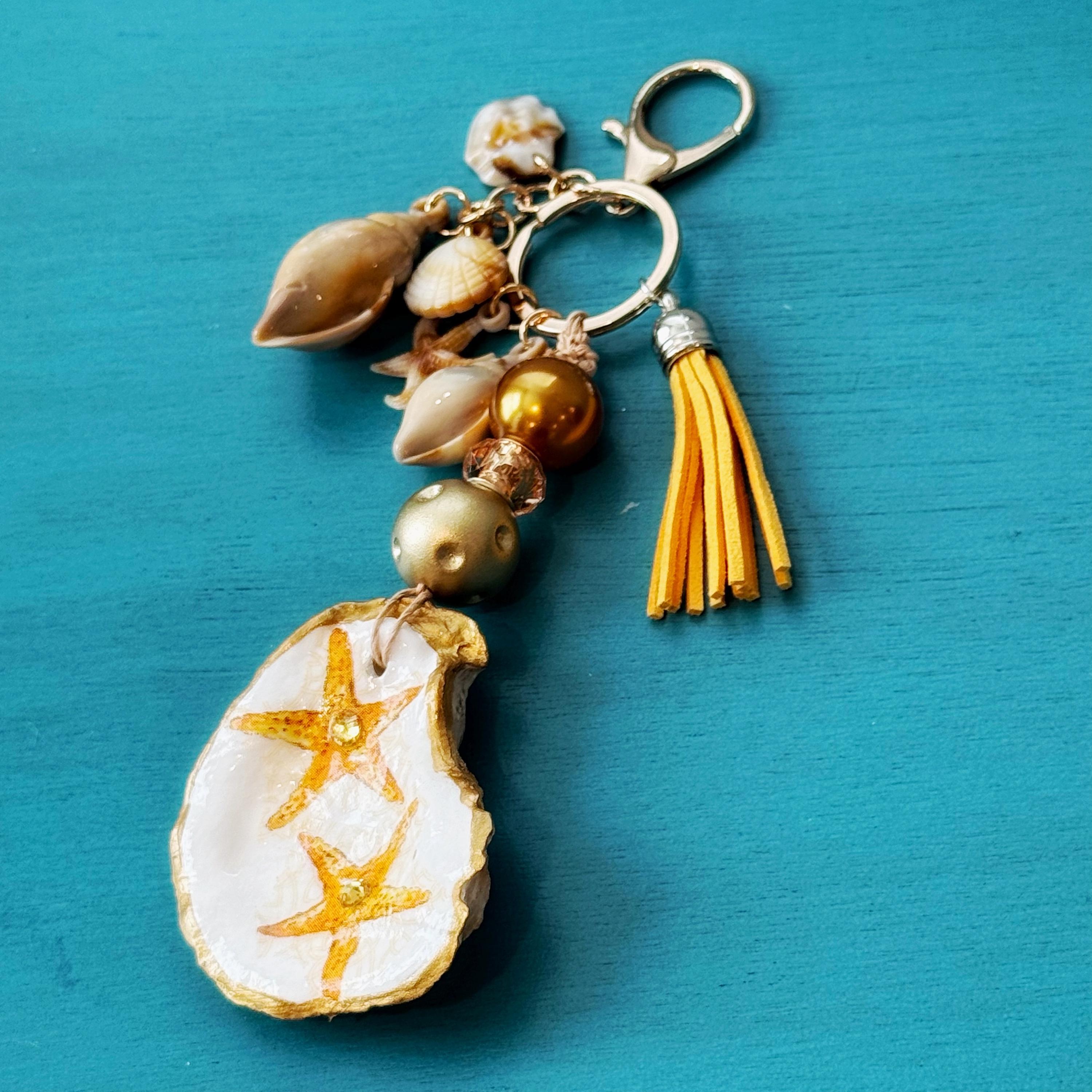 Bag Charm Coastal Keychain Beach Vibes - Etsy
