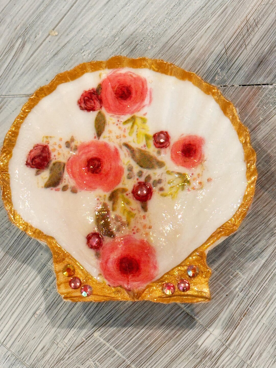 Easter Coastal Shell Decoupage Decor - Etsy