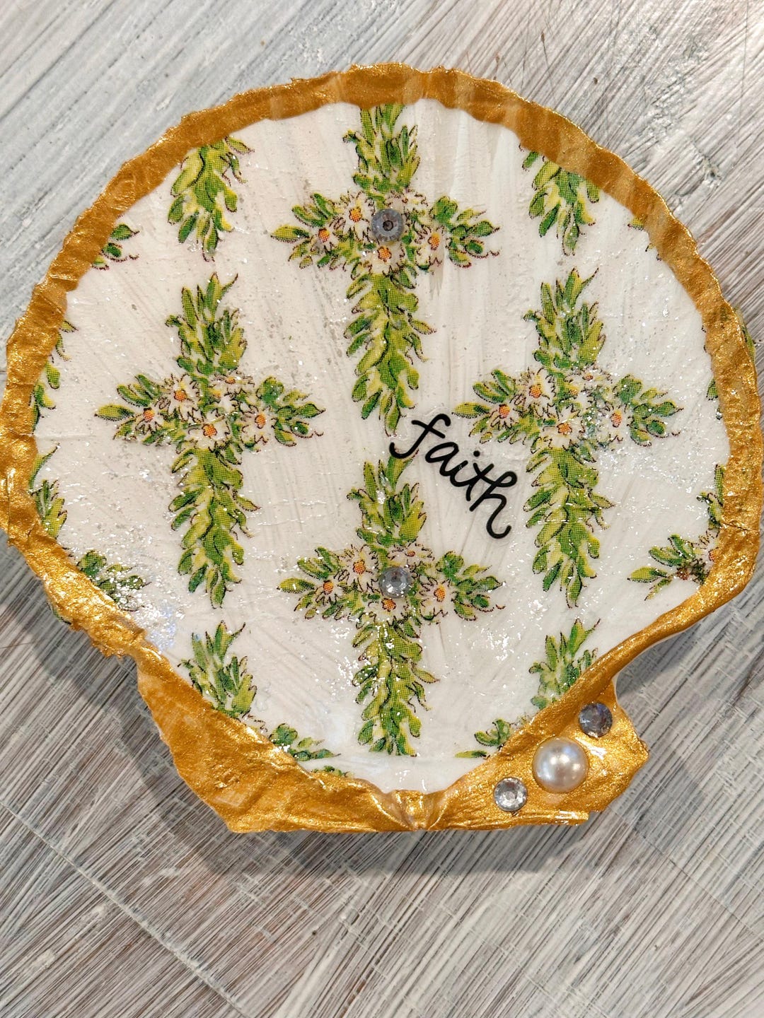 Easter Coastal Shell Decoupage Decor - Etsy