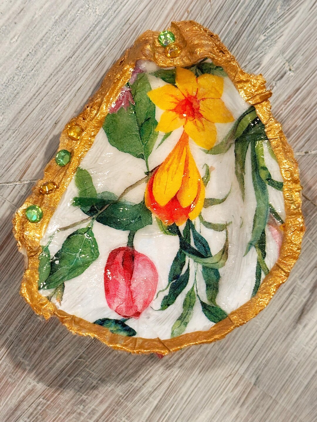 Easter Coastal Shell Decoupage Decor - Etsy