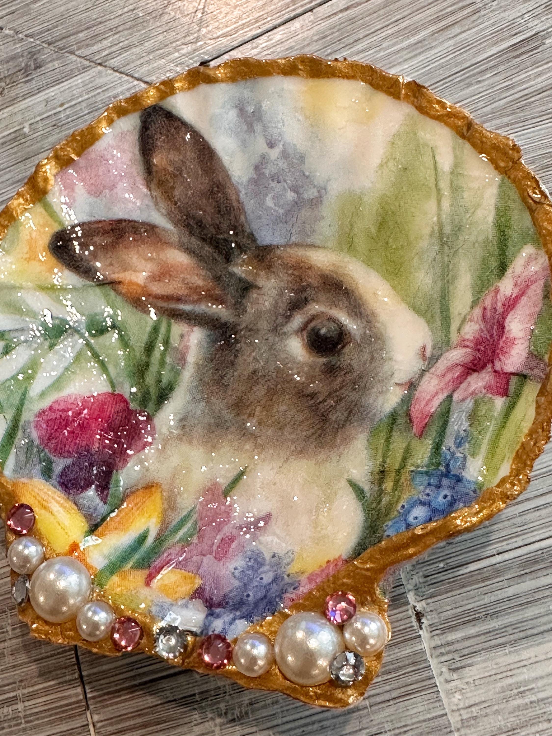 Easter Coastal Shell Decoupage Decor - Etsy