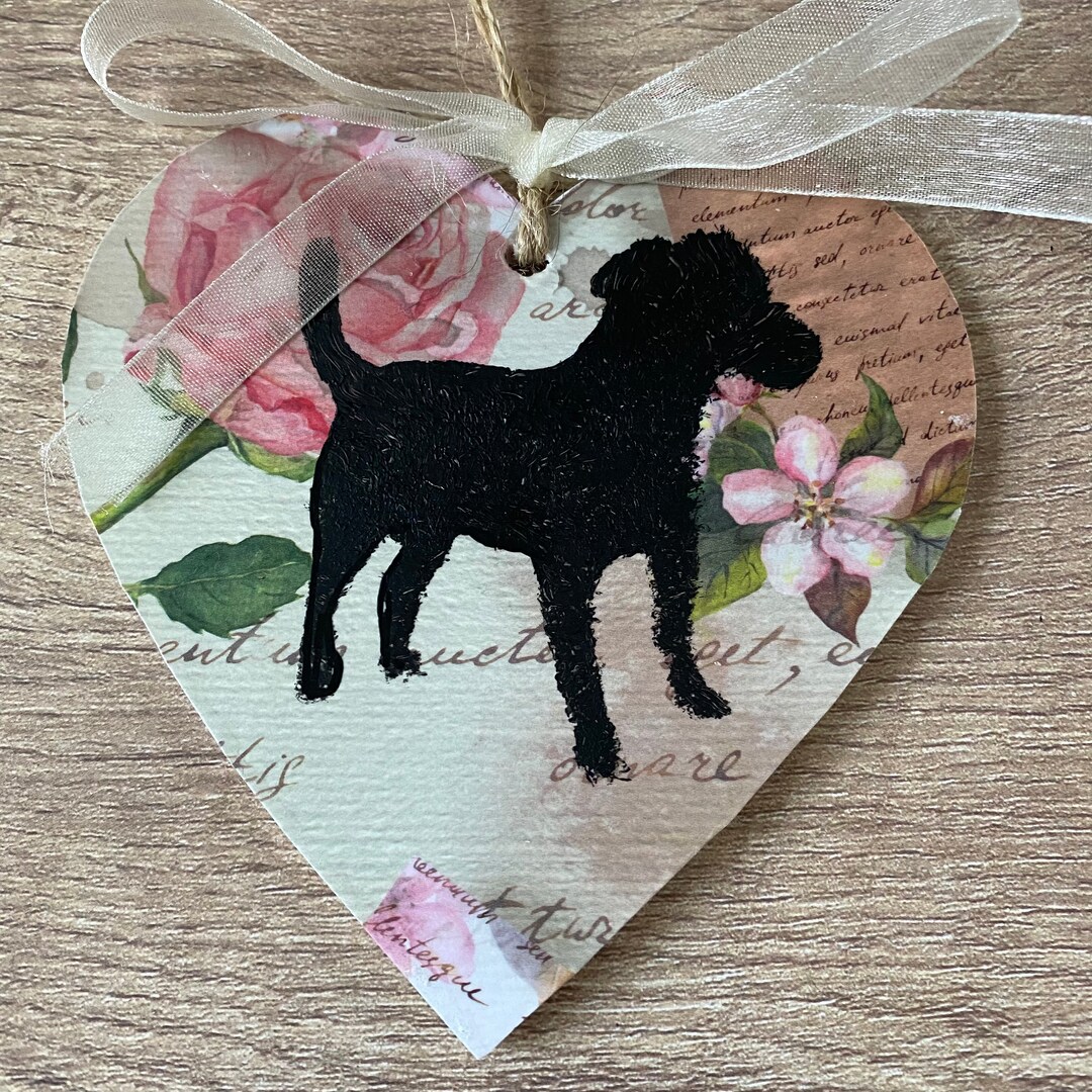 Jack Russell Gift, , Jack Russell Decoration. Hanging Heart, Jrt Gift ...