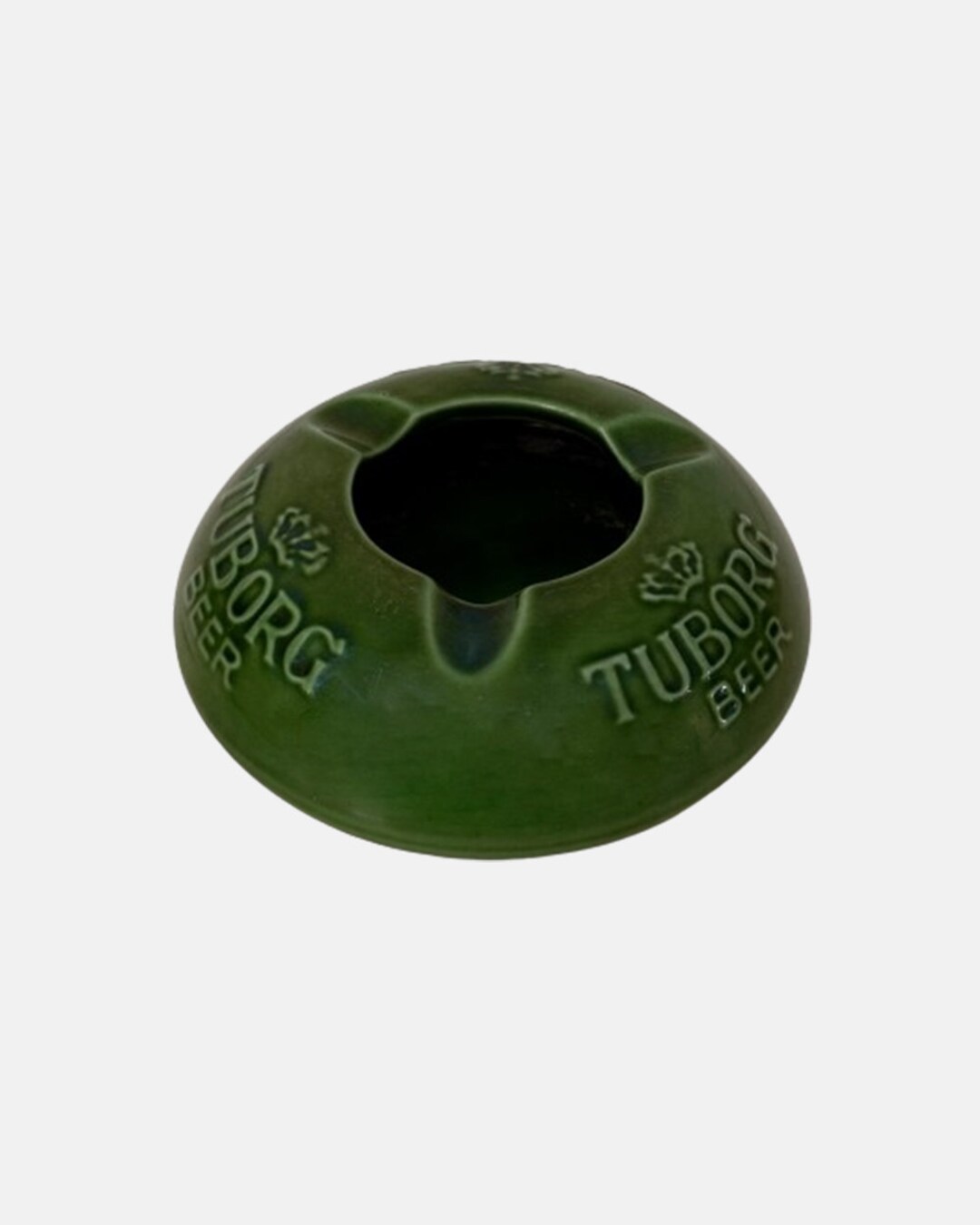 Vintage Tuborg Beer Ashtray With Crown Monogram | Porcelain Bar Pub ...