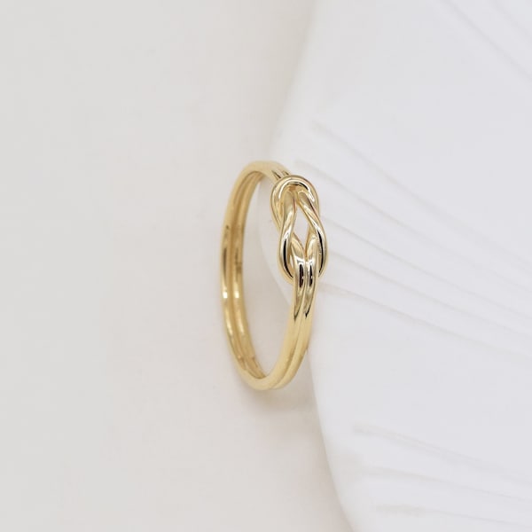Gold Knot Ring - Etsy