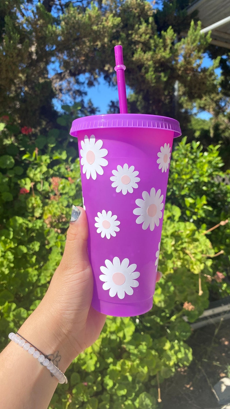 Daisies Tumbler Manna Cups Color Changing Cup Daisy Cup - Etsy