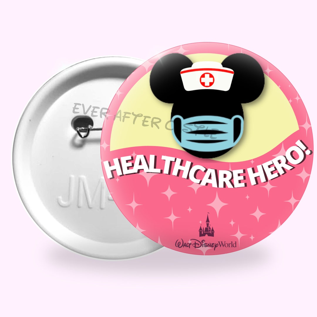 Minnie Healthcare Hero Disney Button - Etsy