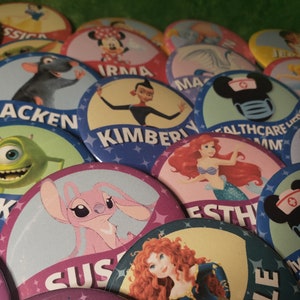 CUSTOM Disney Birthday Button - Etsy