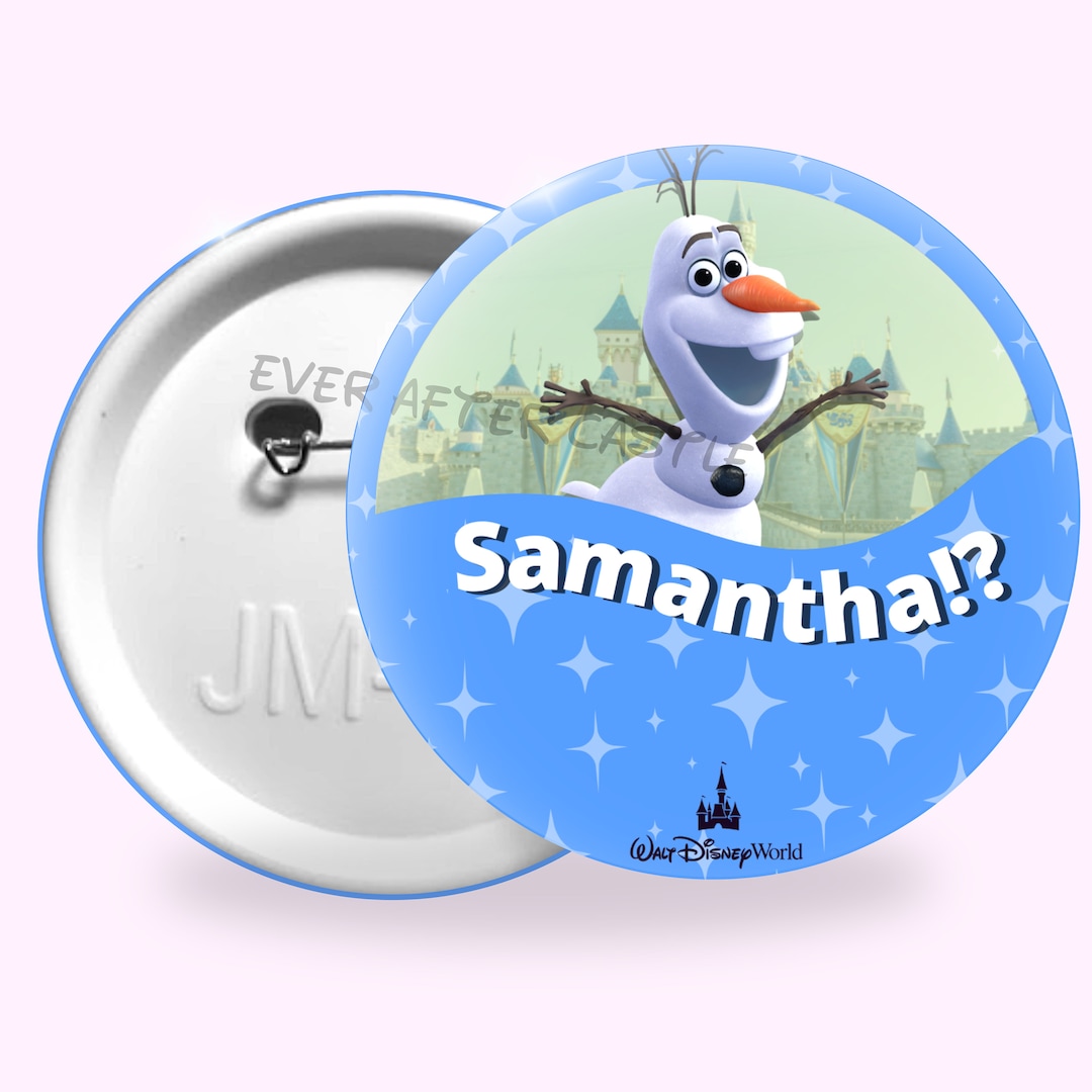 Samantha Olaf Funny Disney Button - Etsy