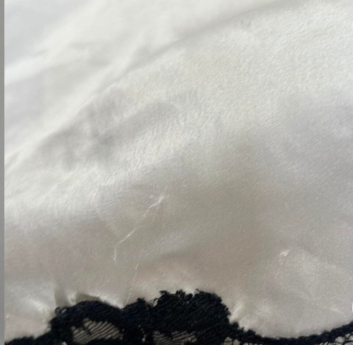 White Black Victorias Secret Satin Dress Lace Coquette Dollette ...