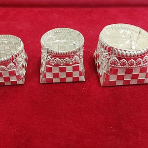 BIS HALLMARKED 925 Silver Rice Potti Pure Silver Gift Items Silver ...