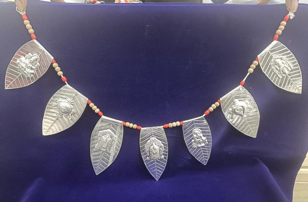 BIS HALLMARKED 925 Mango Thoranam Pure Silver Gift Items Silver Pooja ...