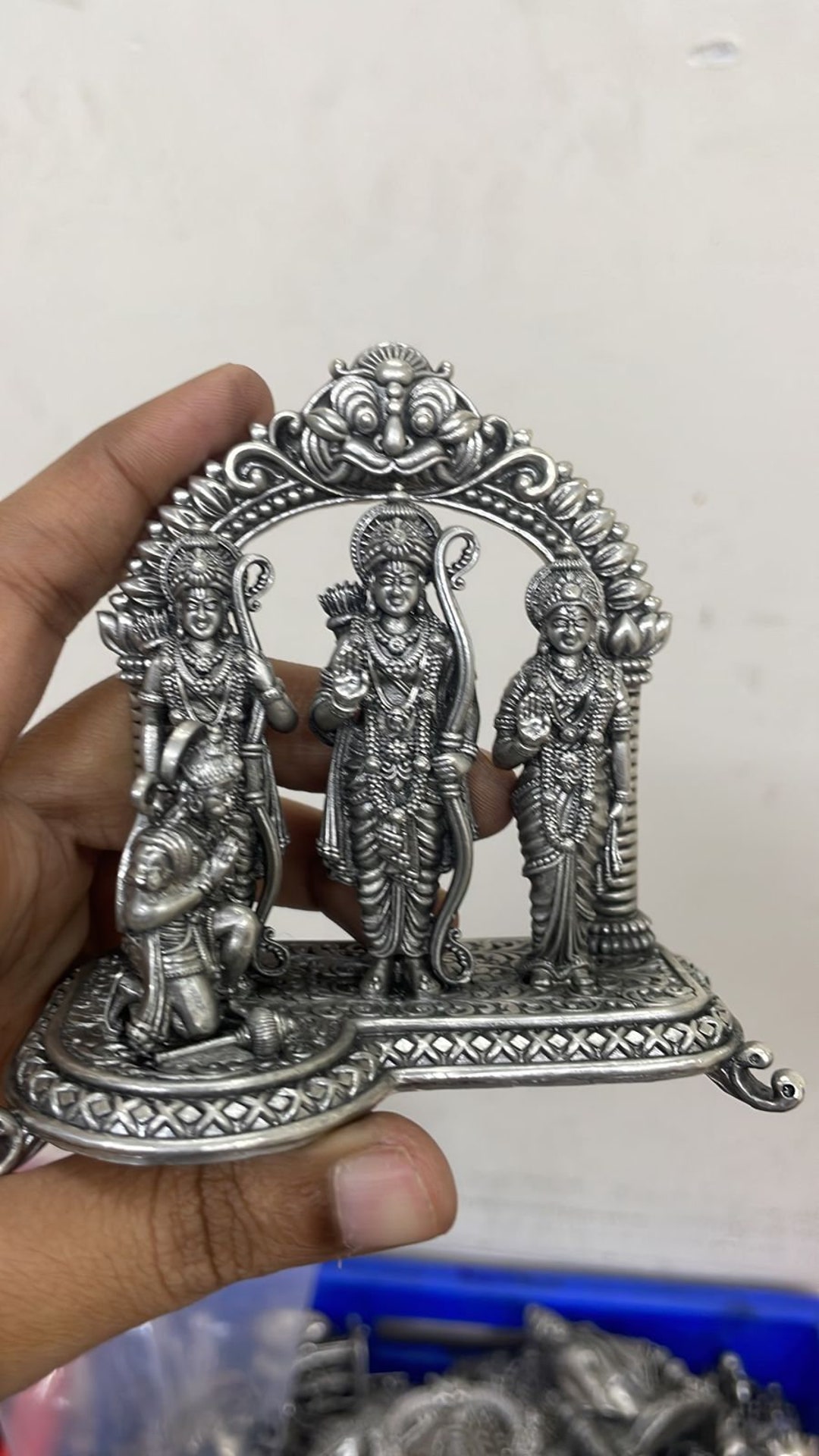 BIS HALLMARKED 925 3D Antique Silver Handmade Customized Idol Small ...