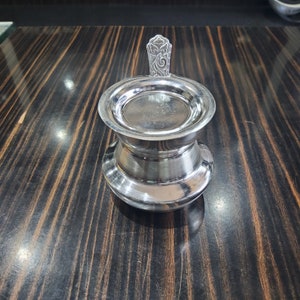 BIS HALLMARKED 925 Silver Ghee Pots Pure Silver Gift Items Silver Pooja ...