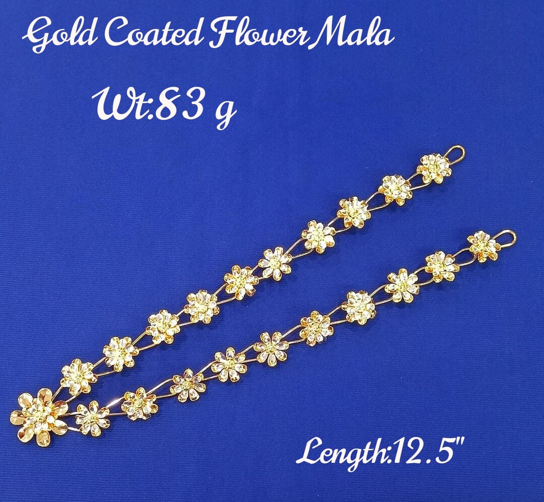 BIS HALLMARKED 925 Silver Flower Mala Pure Silver Gift Items Silver ...