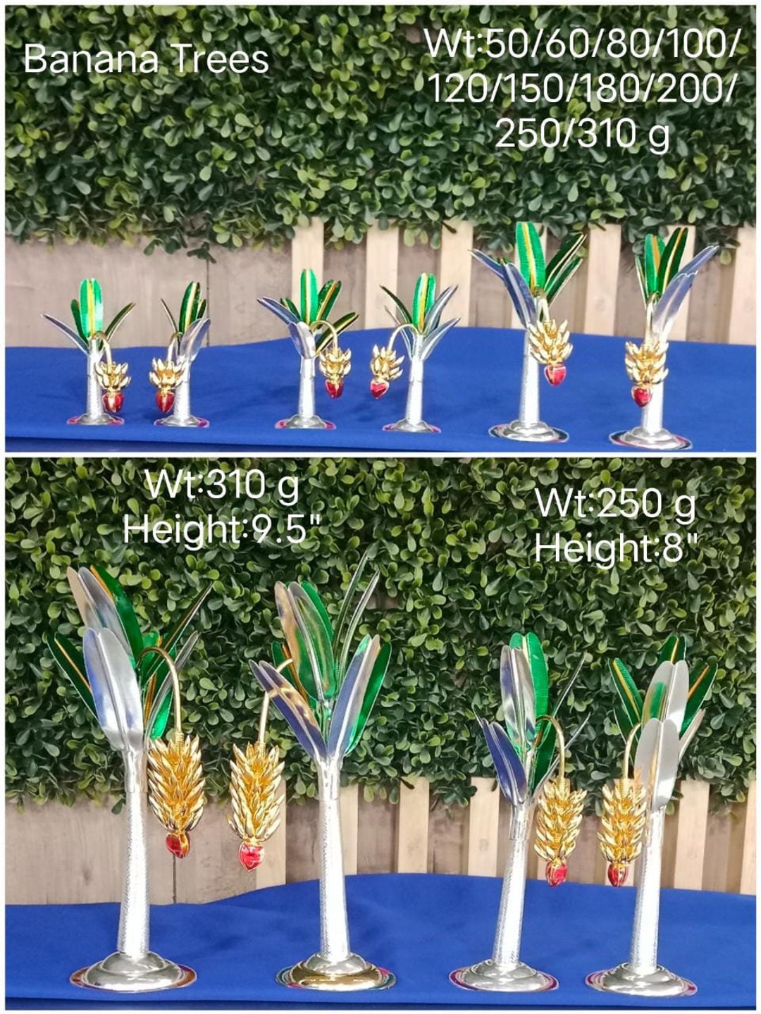 BIS HALLMARKED 925 Silver Banana Tree Pure Silver Gift Items Silver ...