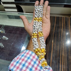 BIS HALLMARKED 925 Silver Flower Malai for God Frames Pure Silver Gift ...