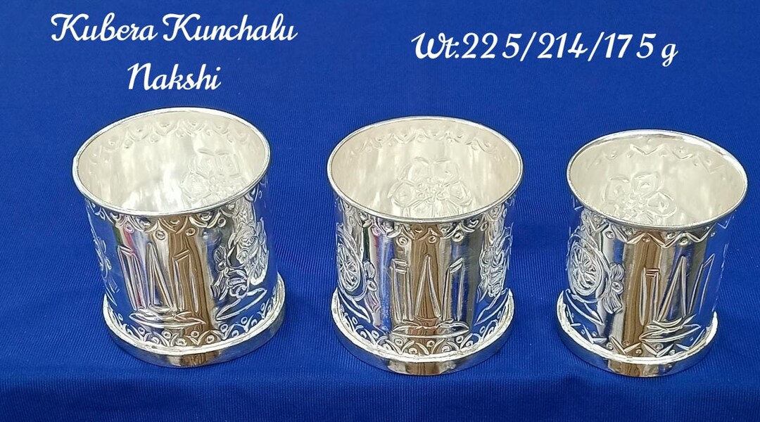 BIS HALLMARKED 925 Silver Kunchalu Pure Silver Gift Items Silver Pooja ...
