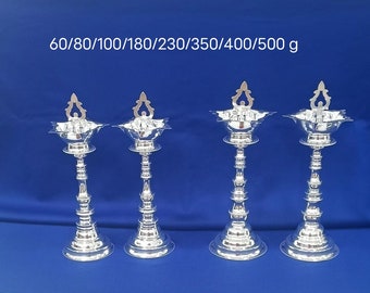 Pure Silver Annam Kuthu Vilakku/lamp Pure Silver Gift Items Pooja Items ...