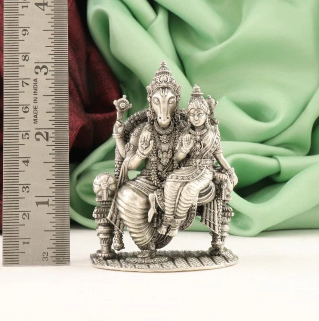 BIS HALLMARKED 925 3D Antique Silver Handmade Customized Idol Small ...