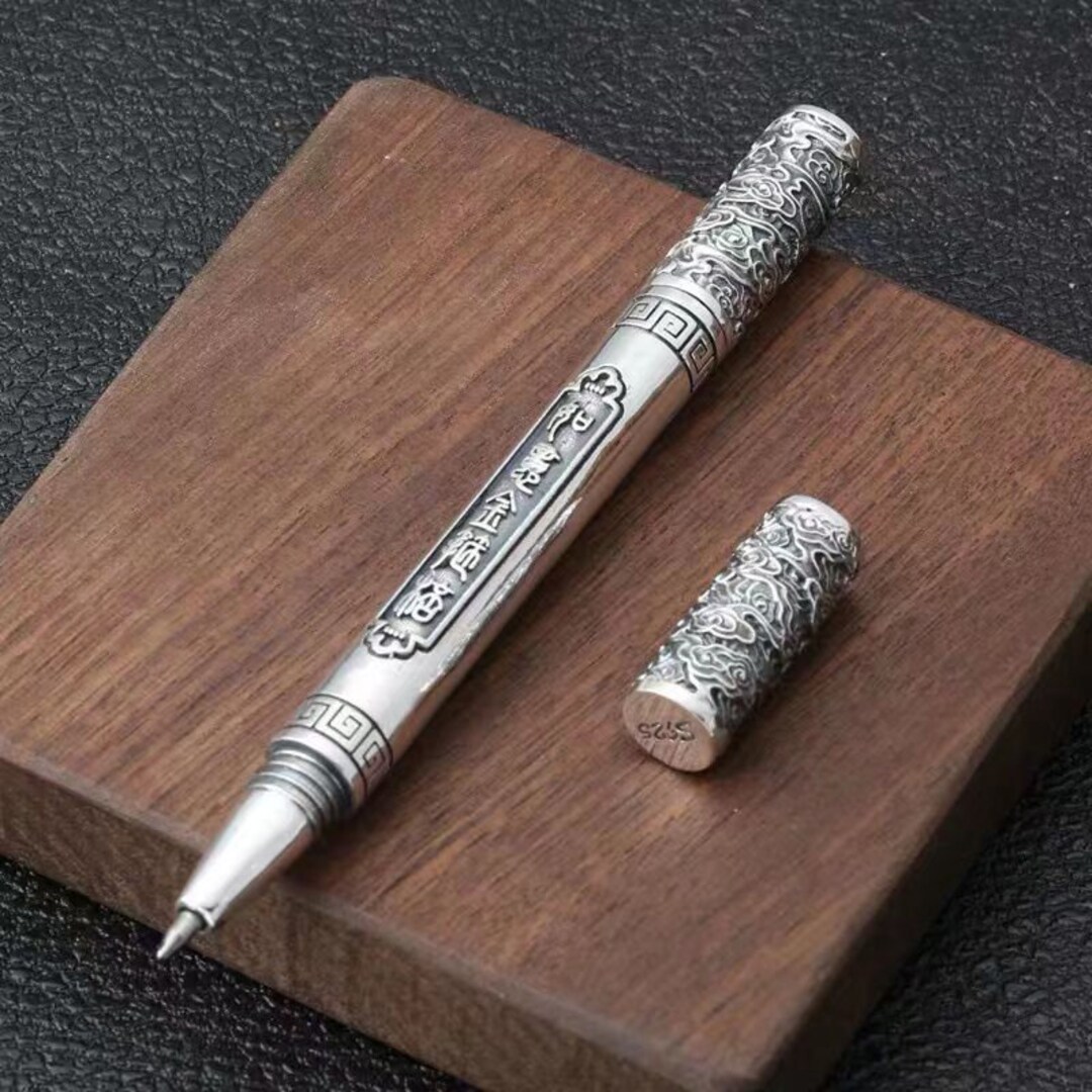 BIS Hallmarked 925 Antique Silver Pen /silver Jewelry Handmade Amazing ...