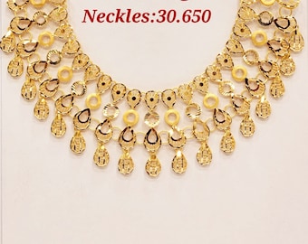 Kuwait Gold Necklace - Etsy