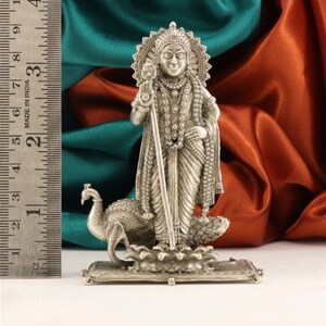 BIS HALLMARKED 925 3D Antique Silver Handmade Customized Idol Small ...