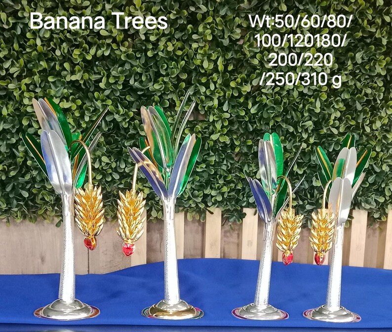 BIS HALLMARKED 925 Silver Banana Tree Pure Silver Gift - Etsy