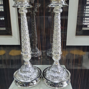 BIS HALLMARKED 925 Silver Kuthu Vilakku Diya/lamp Pure Silver Gift ...