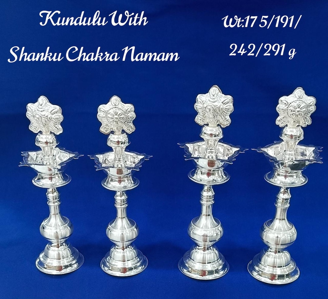 BIS HALLMARKED 925 Silver Diya Pure Silver Gift Items Silver Pooja ...