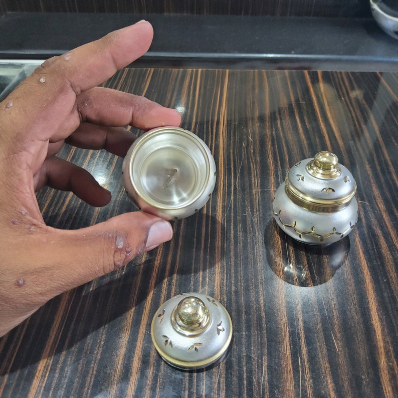 BIS HALLMARKED 925 Silver Kumkum Pure Silver Gift Items - Etsy