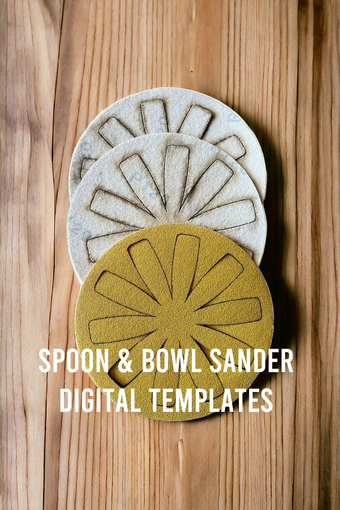 DIY Spoon and Bowl Sander Digital Template for Sanding Wood Curves ...