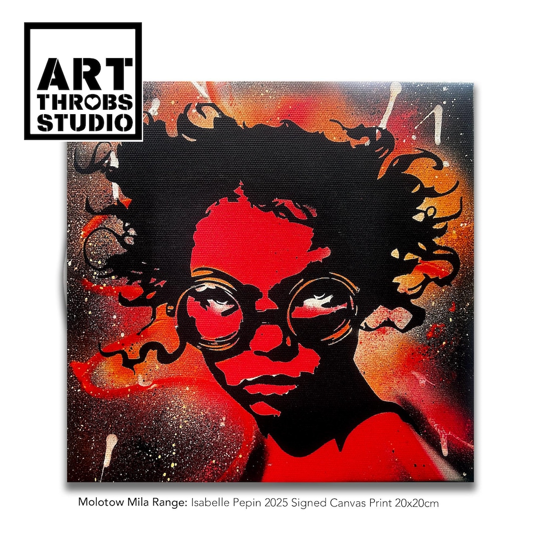 Molotow Mila 6 Limited Edition Canvas Print 20 X 20cm Signed by ...
