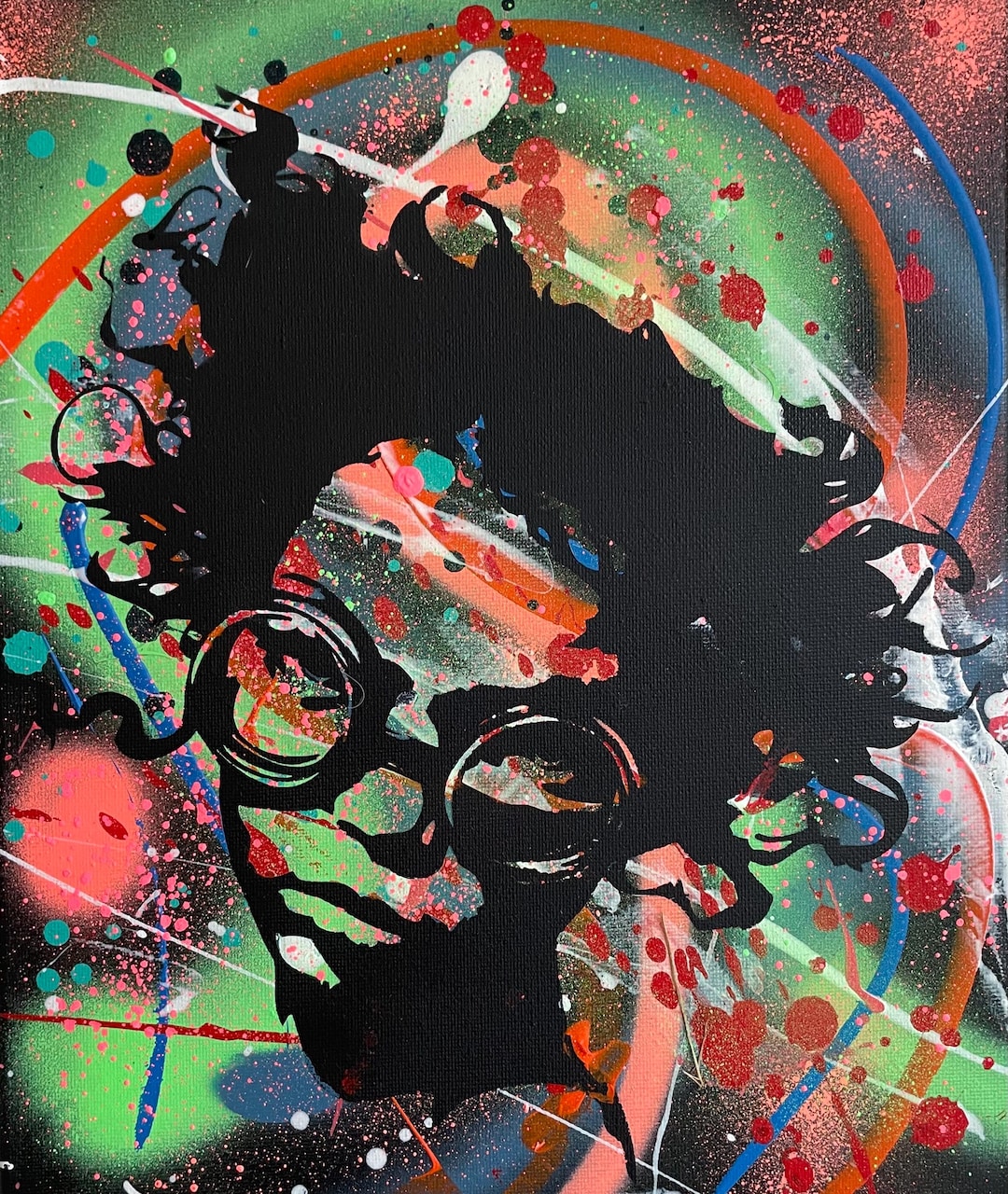 Molotow Mila #2 2024 Acrylic & Spray Paint on Streched Canvas 25 X 35cm ...