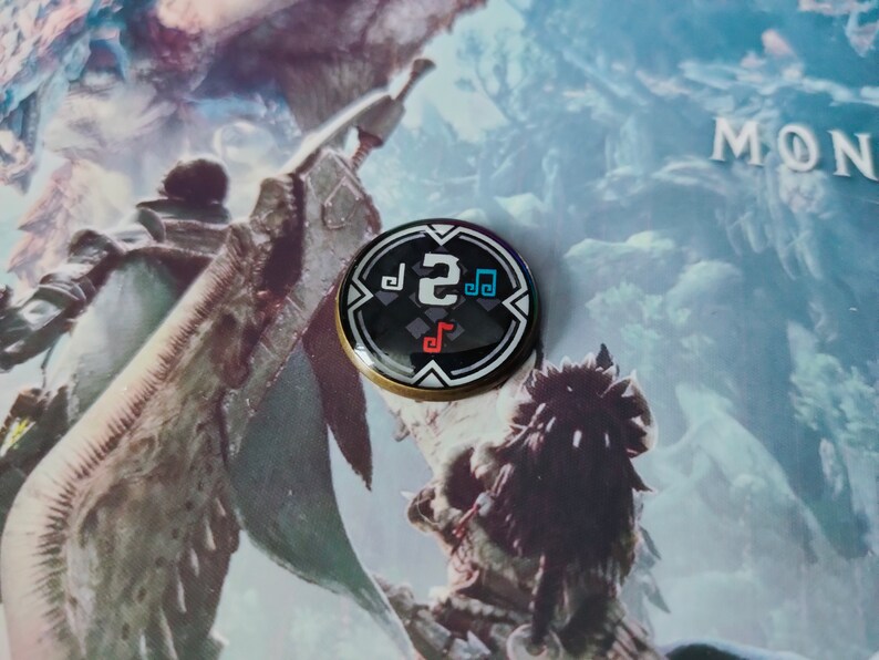Monster Hunter World - Hunting Horn Notes - Track Token - Etsy